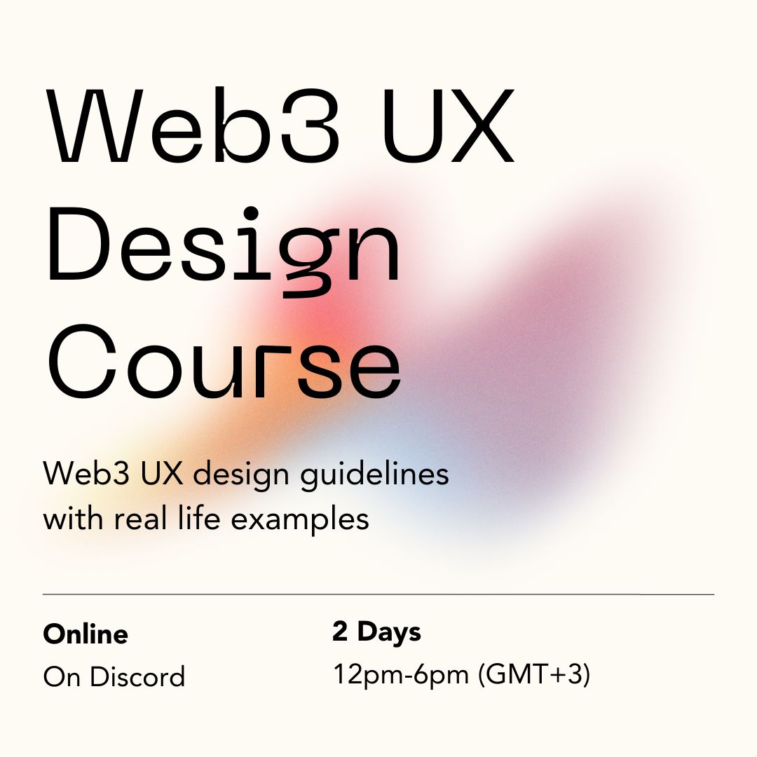 Web3 UX & Metaverse Design